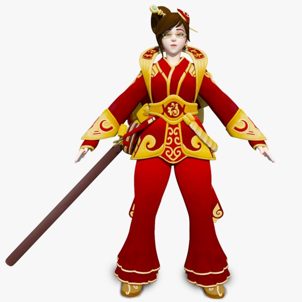 Mei girl animation model - TurboSquid 1407538