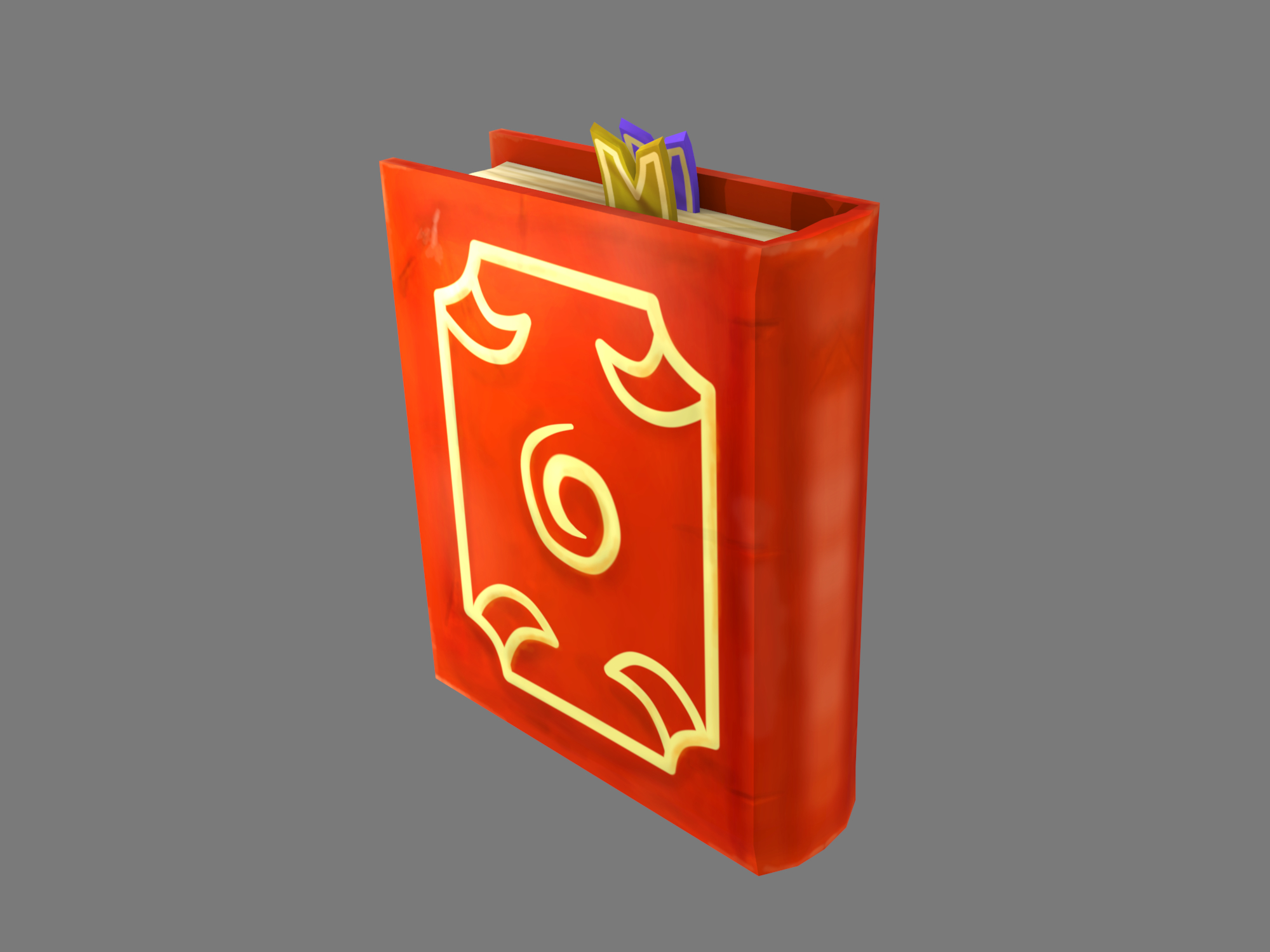 Buch Rot 3D-Modell - TurboSquid 1407518