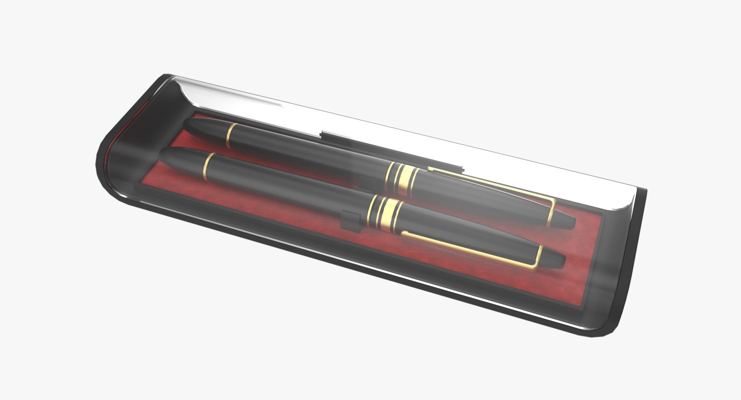 3D pen case - TurboSquid 1407572