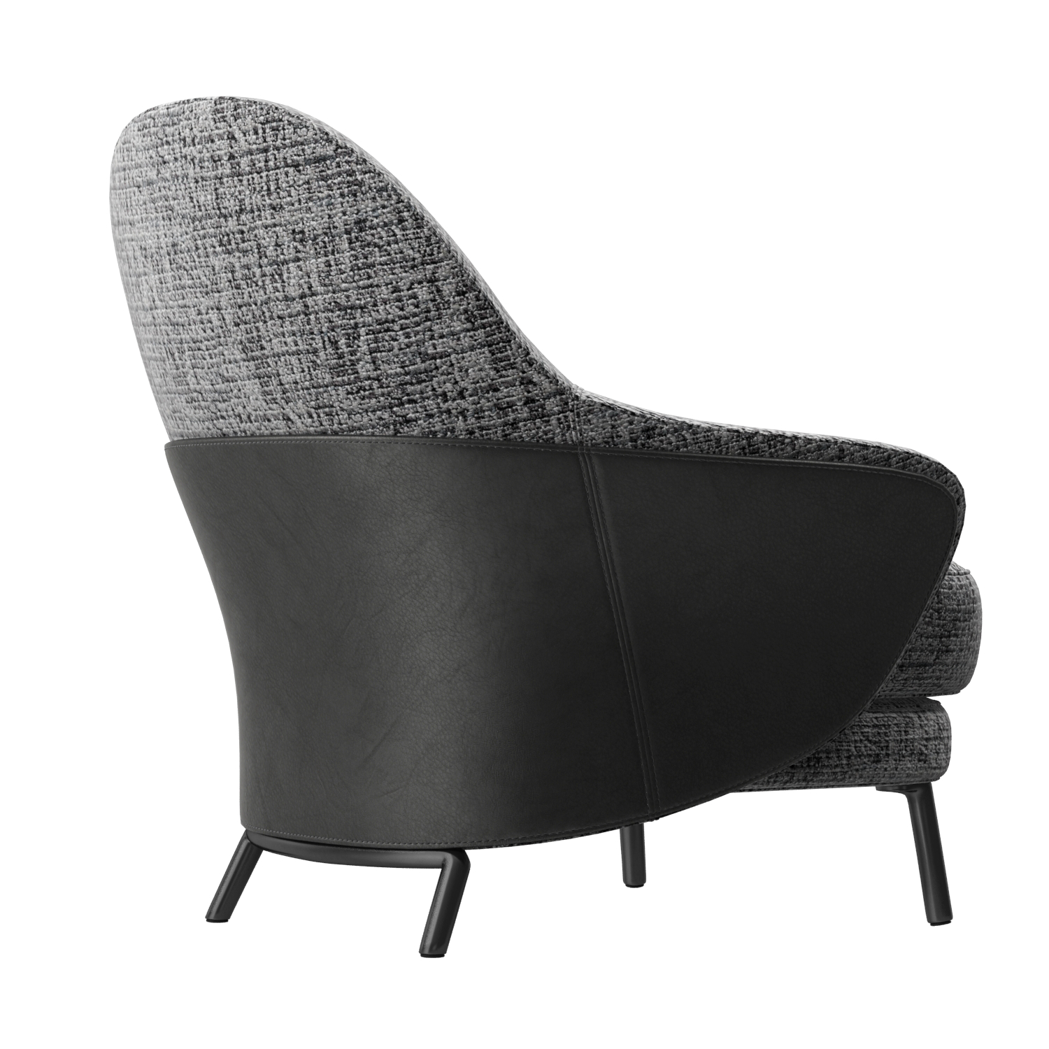 3D model angie armchair footstool minotti - TurboSquid 1407659