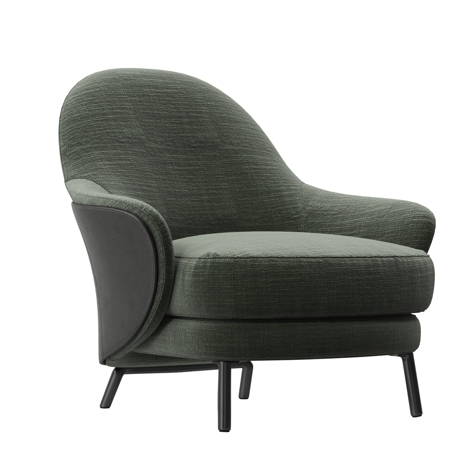 3D model angie armchair footstool minotti - TurboSquid 1407659