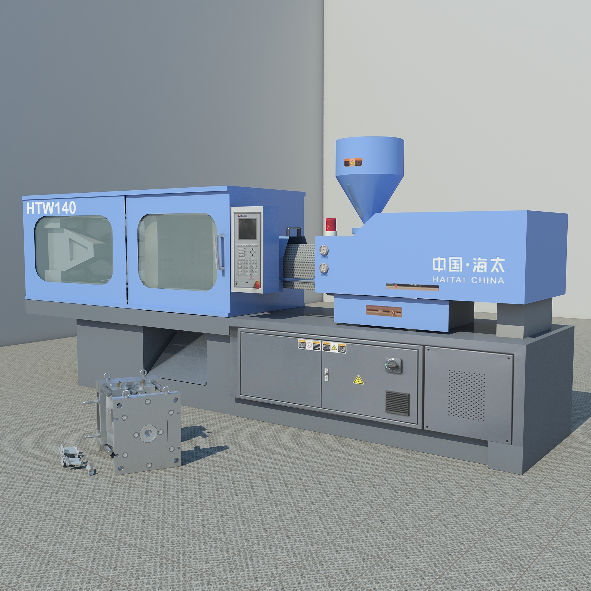 3D molding machine htw140 - TurboSquid 1407666