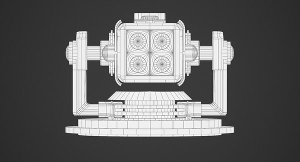 Heavy sci-fi turrets x13 3D model - TurboSquid 1407702