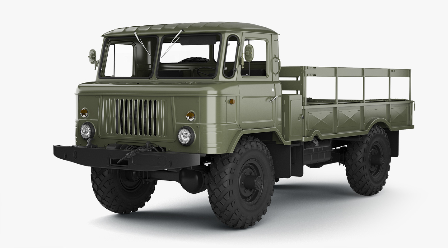3D model soviet army truck gaz-66 - TurboSquid 1407691