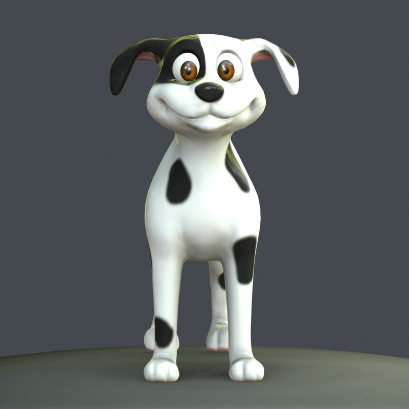 Cão dos desenhos animados Modelo 3D - TurboSquid 1407765