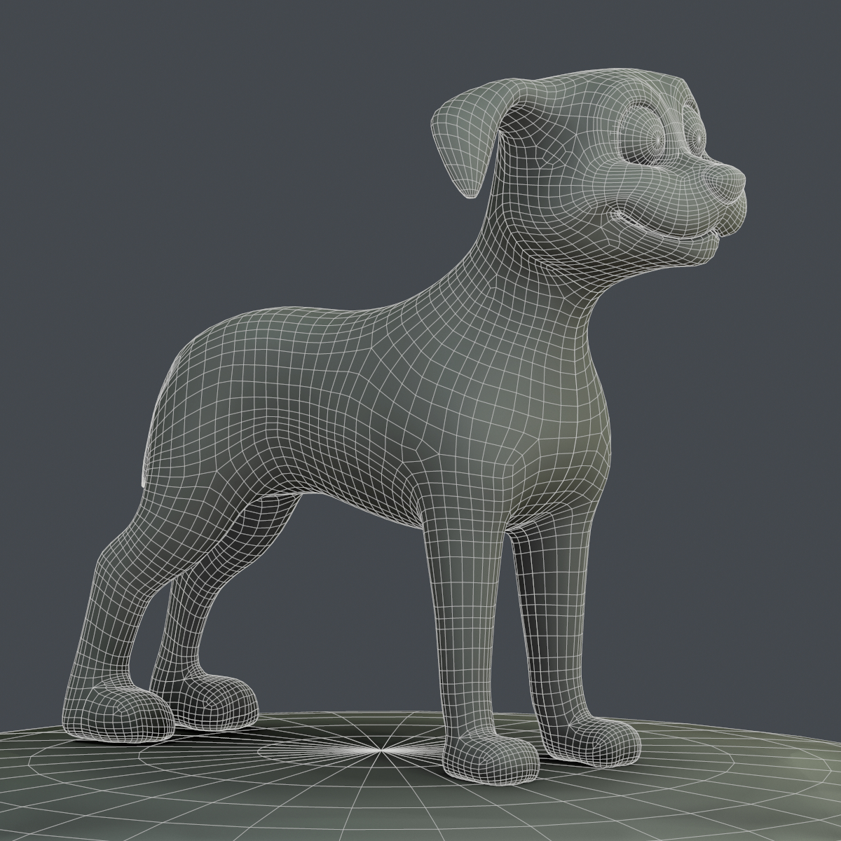 Cão dos desenhos animados Modelo 3D - TurboSquid 1407765
