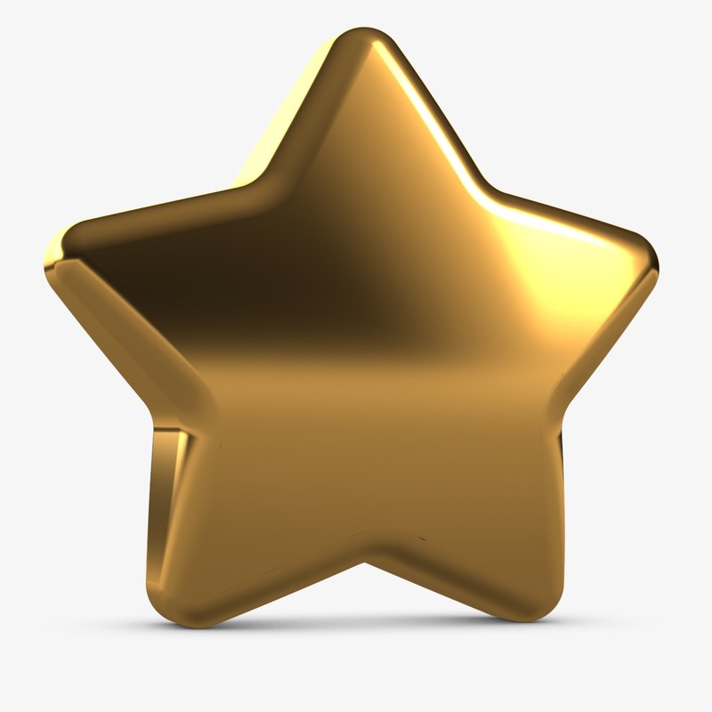 3D model small cute star - TurboSquid 1407824