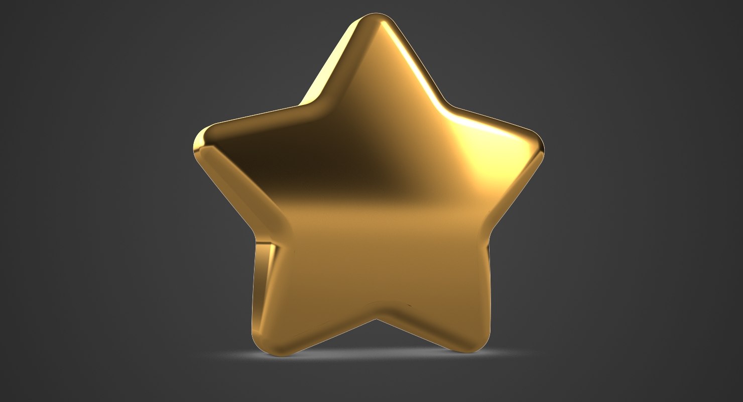 3D model small cute star - TurboSquid 1407824