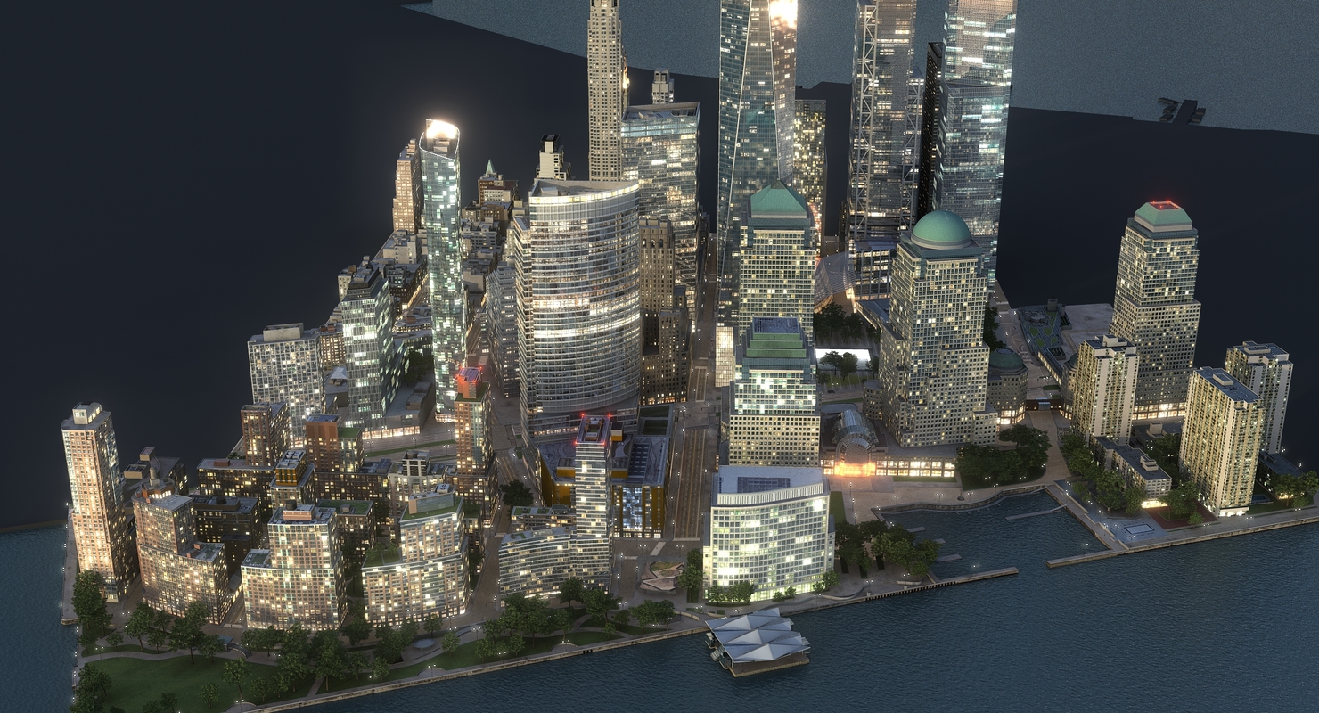 Manhattan lower city 3D - TurboSquid 1342749