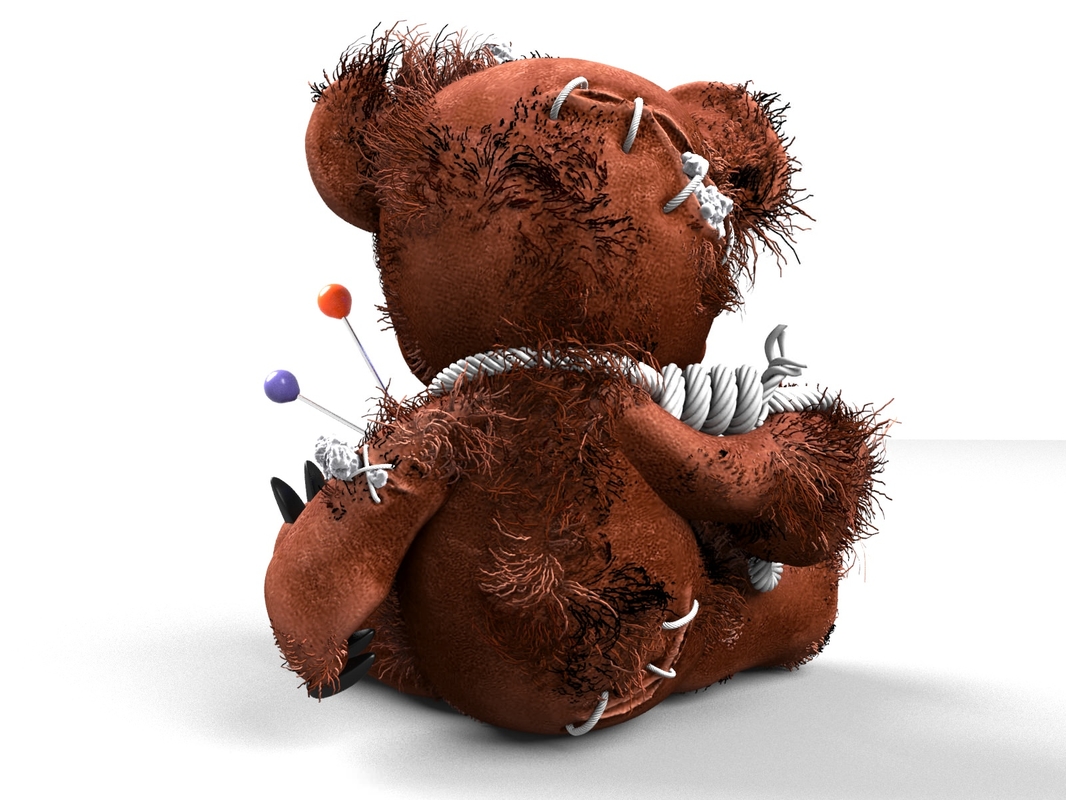 Voodoo bear 3D model - TurboSquid 1407863