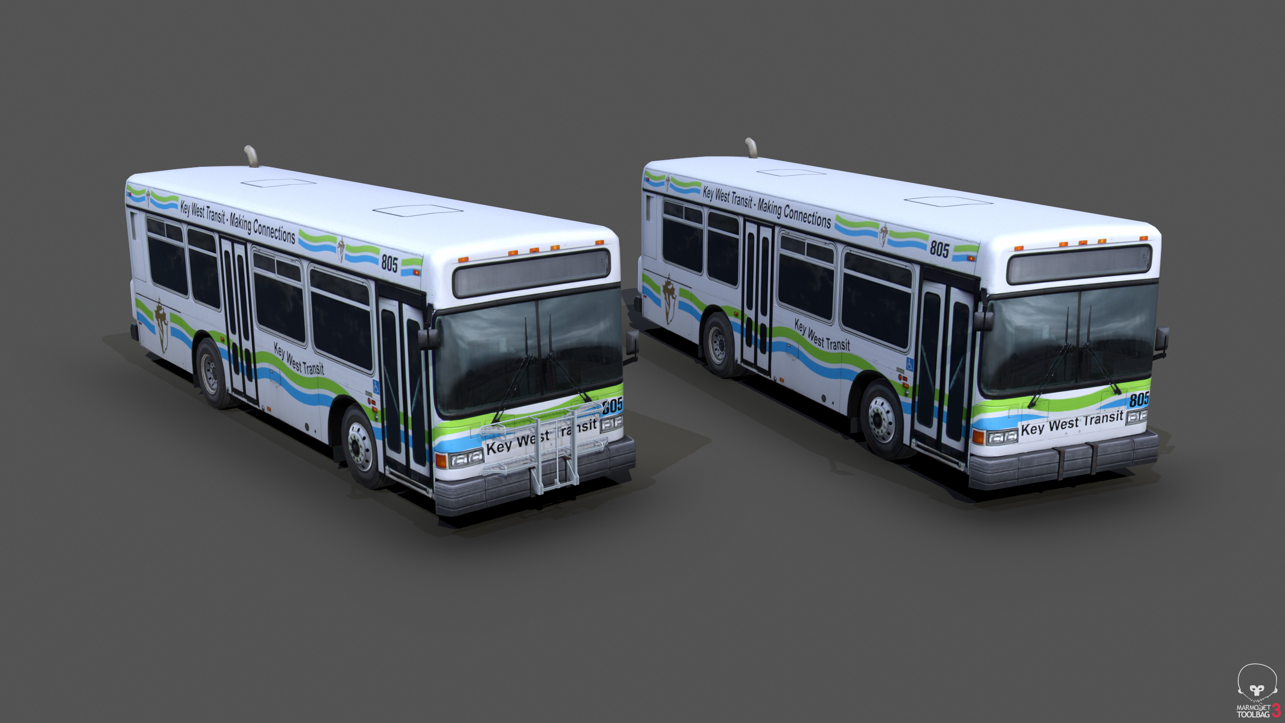 3D gillig g18e shuttle bus model - TurboSquid 1407893
