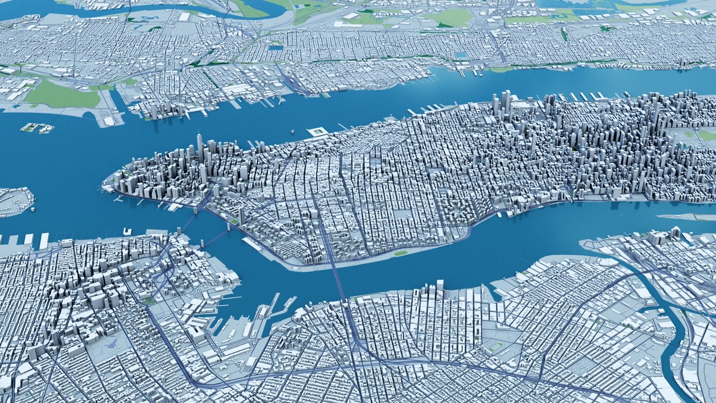 New york city terrain 3D - TurboSquid 1407880