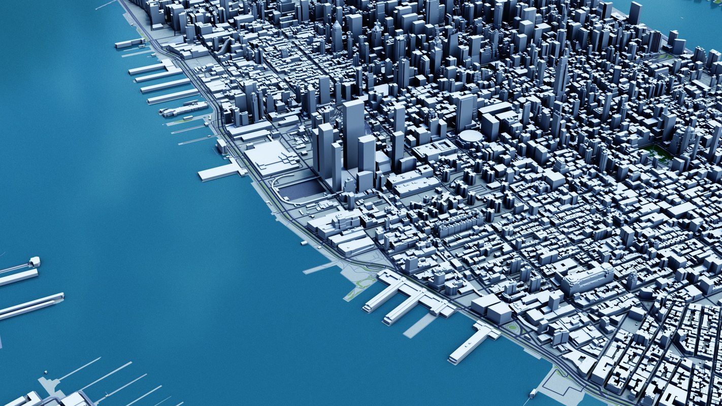 New york city terrain 3D - TurboSquid 1407880