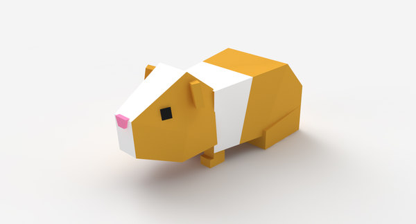 3D model animals blocky - TurboSquid 1408046