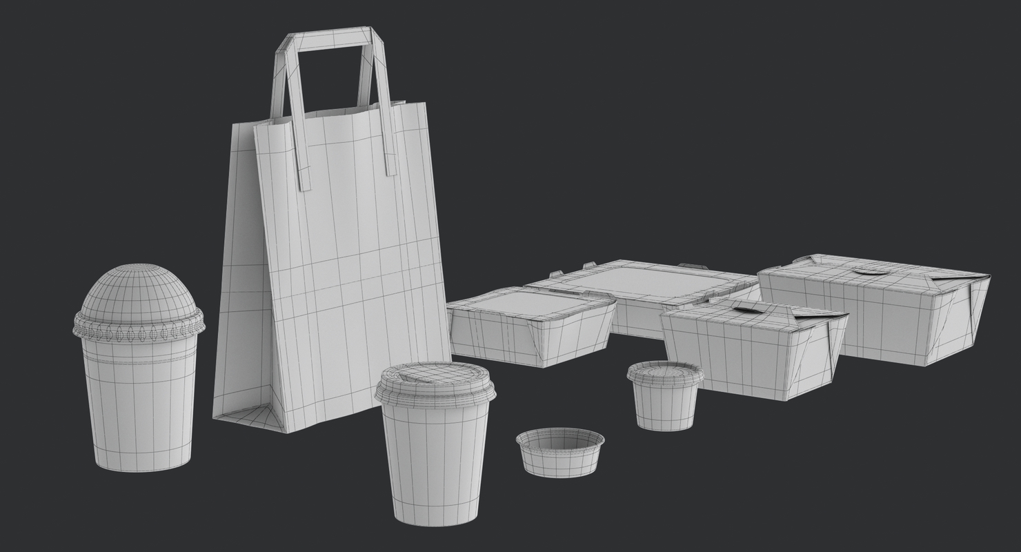 3D food pack packaging - TurboSquid 1407986