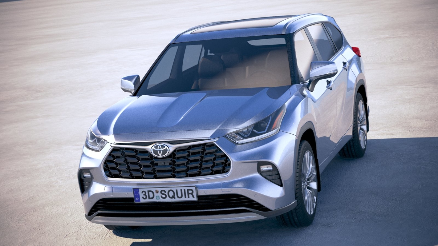 3D toyota highlander 2020 model - TurboSquid 1408044