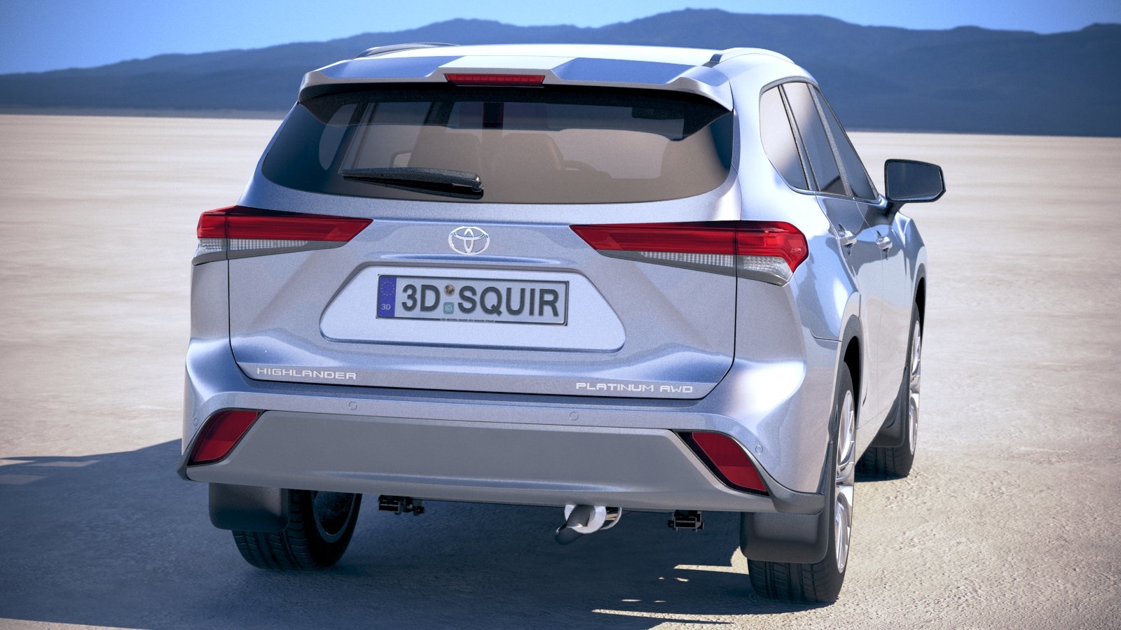 3D toyota highlander 2020 model - TurboSquid 1408044