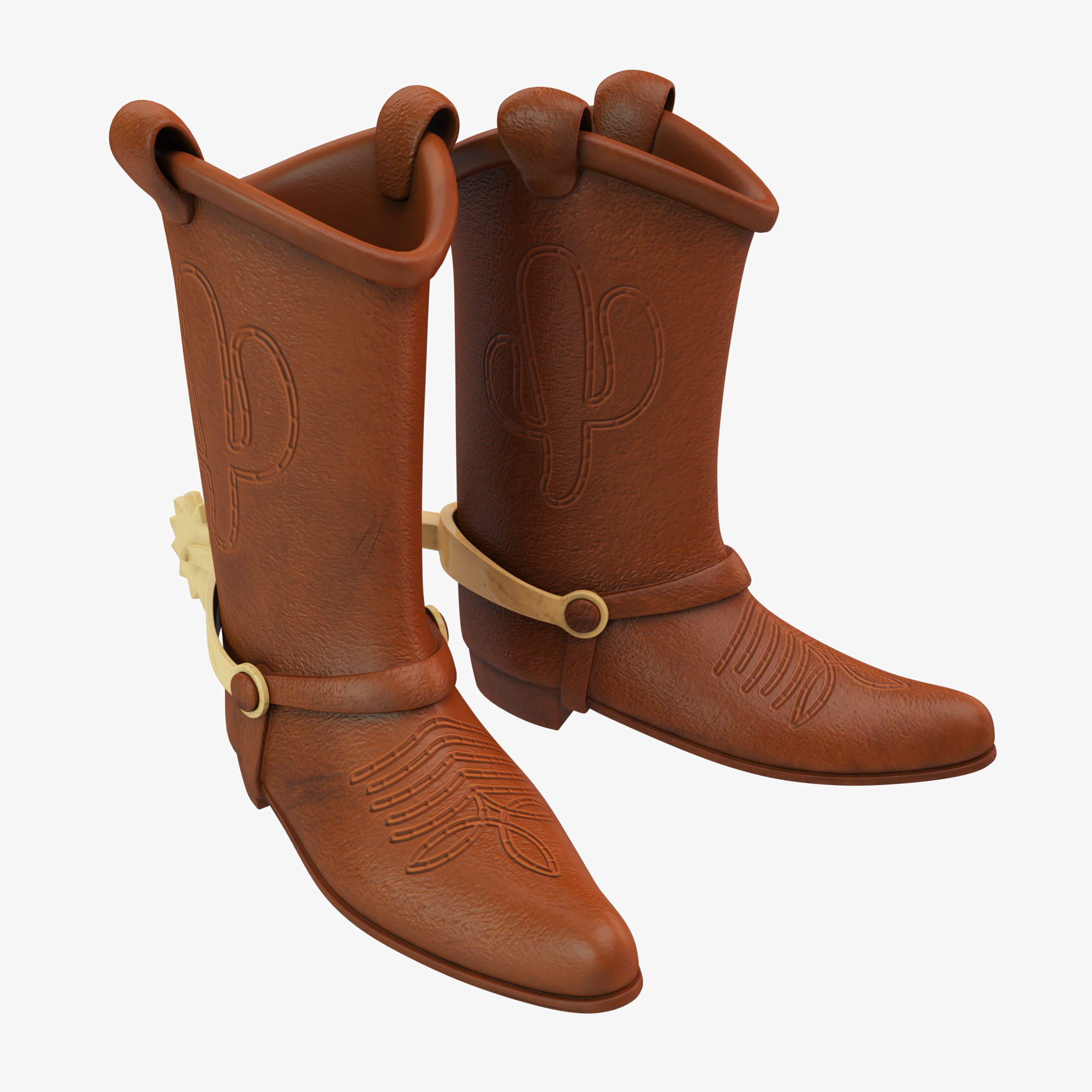 modelo 3d Botas Sheriff Woody - TurboSquid 1408874