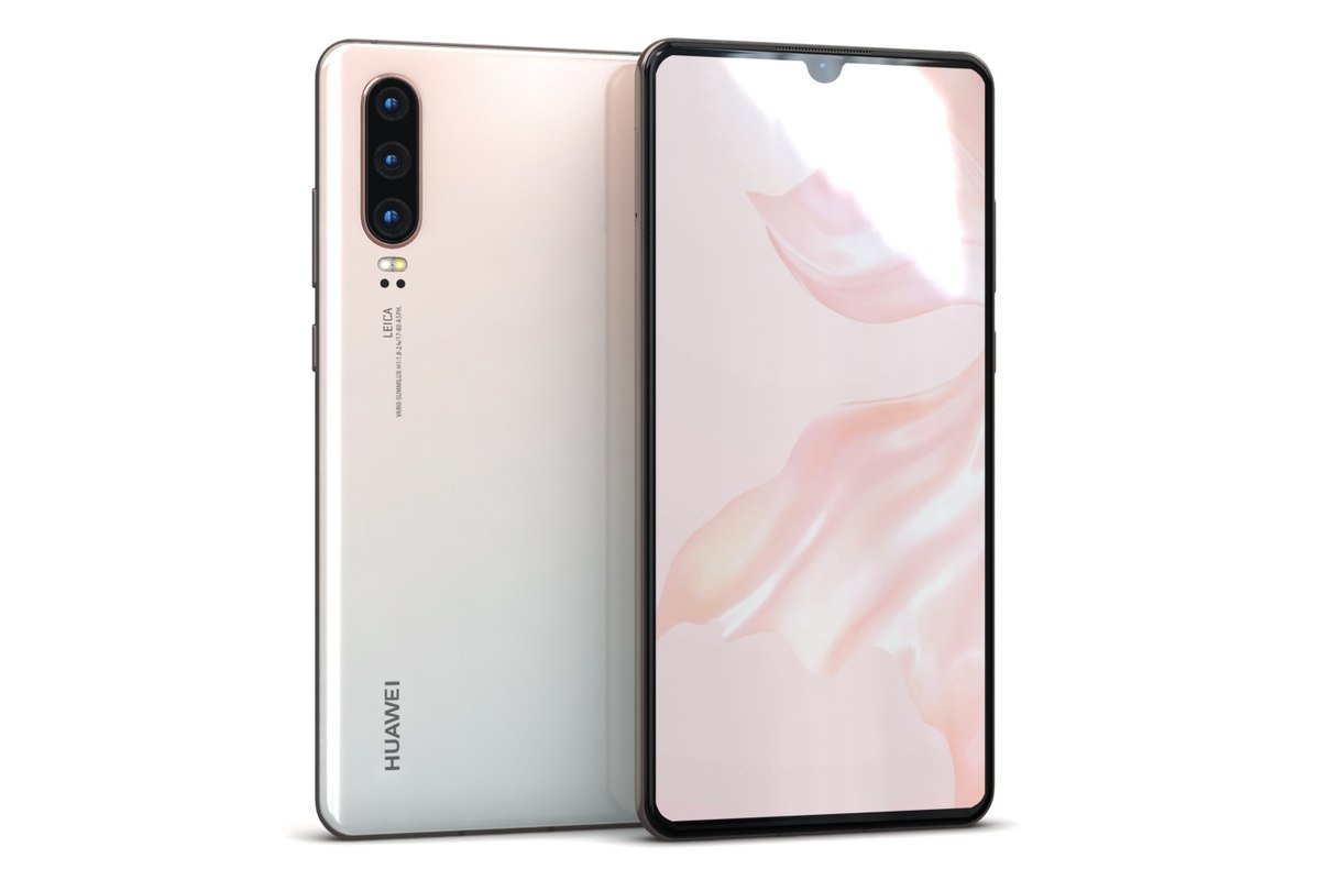 3D huawei p30 pearl white - TurboSquid 1408220