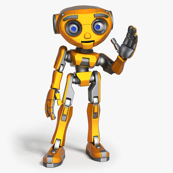 3d robot boy robo