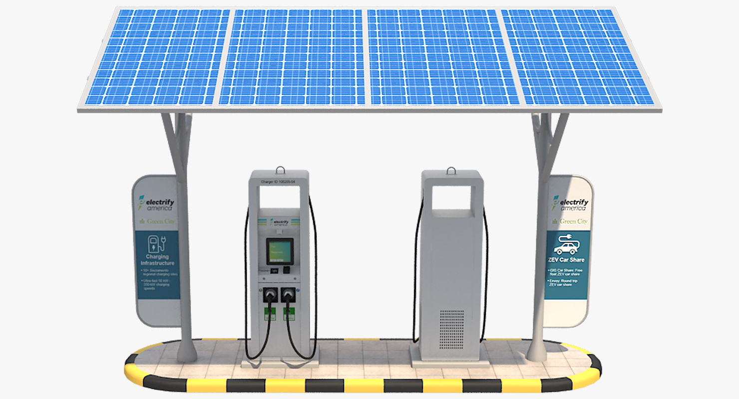 3D ev charging 1 - TurboSquid 1408373