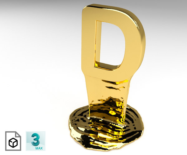 Letter 3D model - TurboSquid 1408355