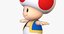 3D toad toadstool mushroom super mario - TurboSquid 1408203