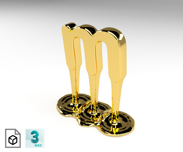 modelo 3d Letra m - TurboSquid 1408485