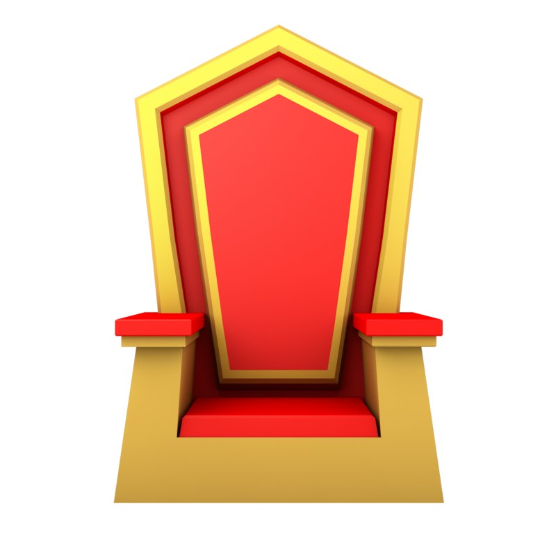 3D cartoon throne - TurboSquid 1408630