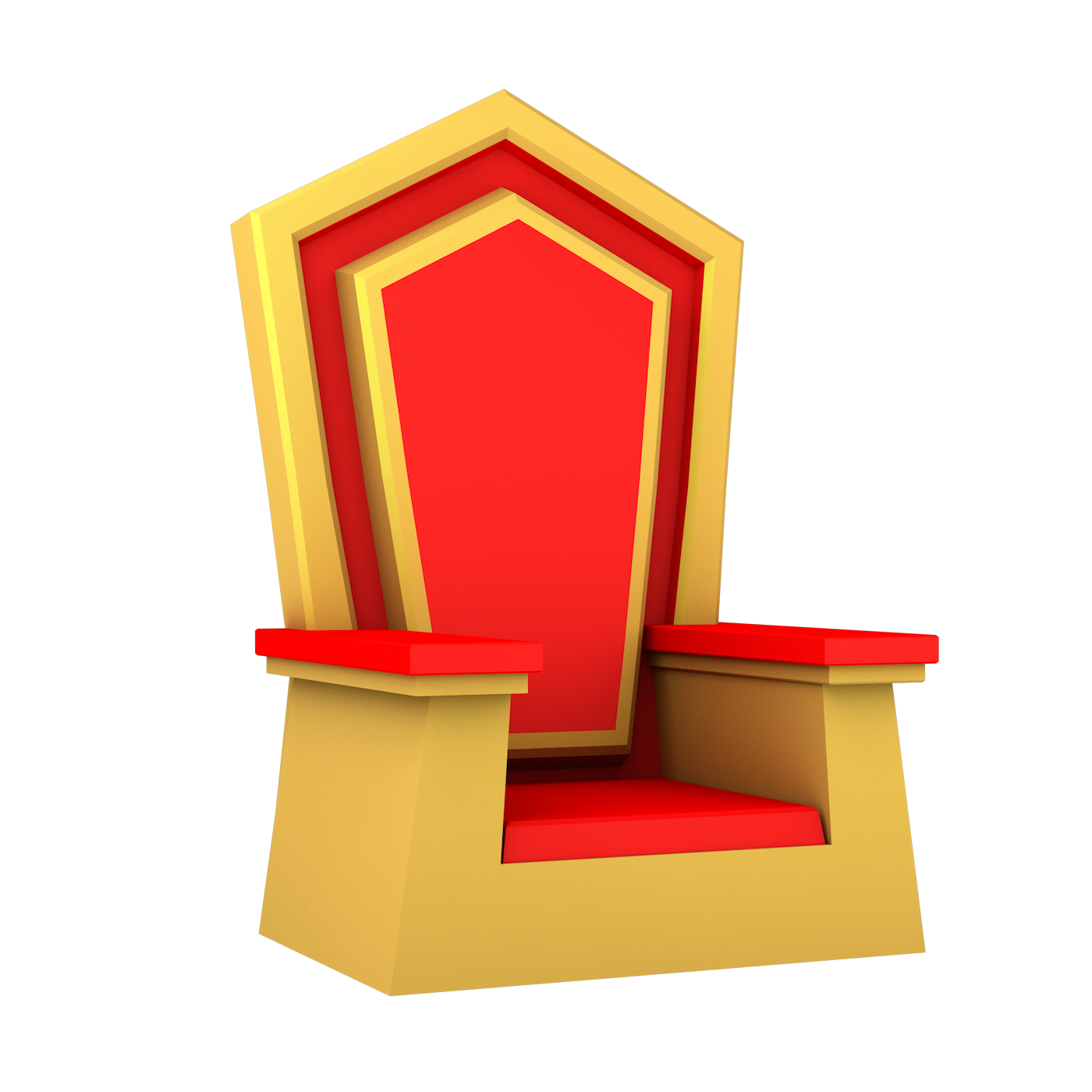 3D cartoon throne - TurboSquid 1408630