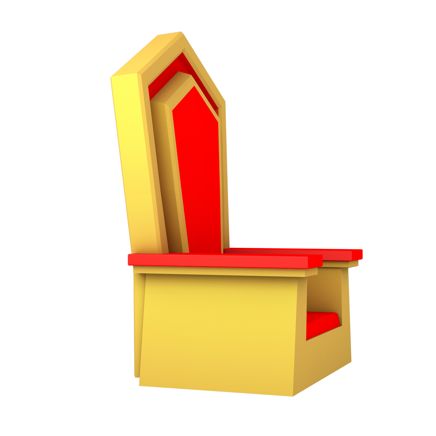 3D cartoon throne - TurboSquid 1408630