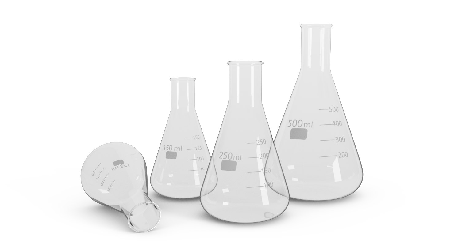 Conical flask medium 3D model - TurboSquid 1408645