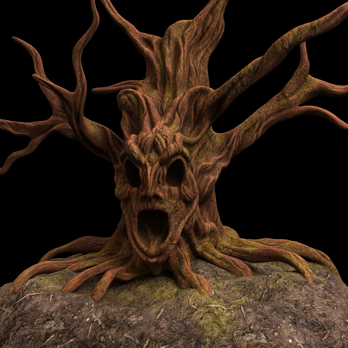 3D tree fantasy druid - TurboSquid 1408656