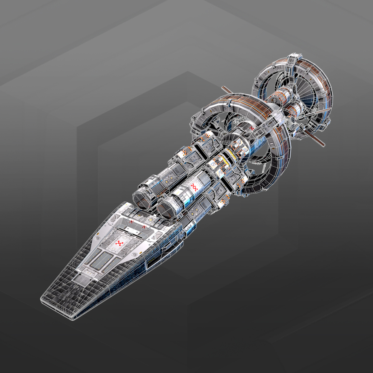 Modular starships 3D model - TurboSquid 1408658