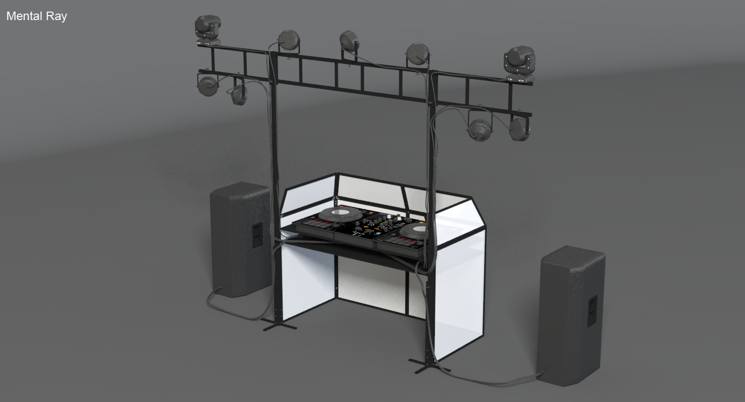 modelo 3d Cabina de DJ - TurboSquid 1408873