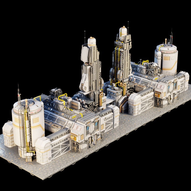 Sci base science model - TurboSquid 1408969
