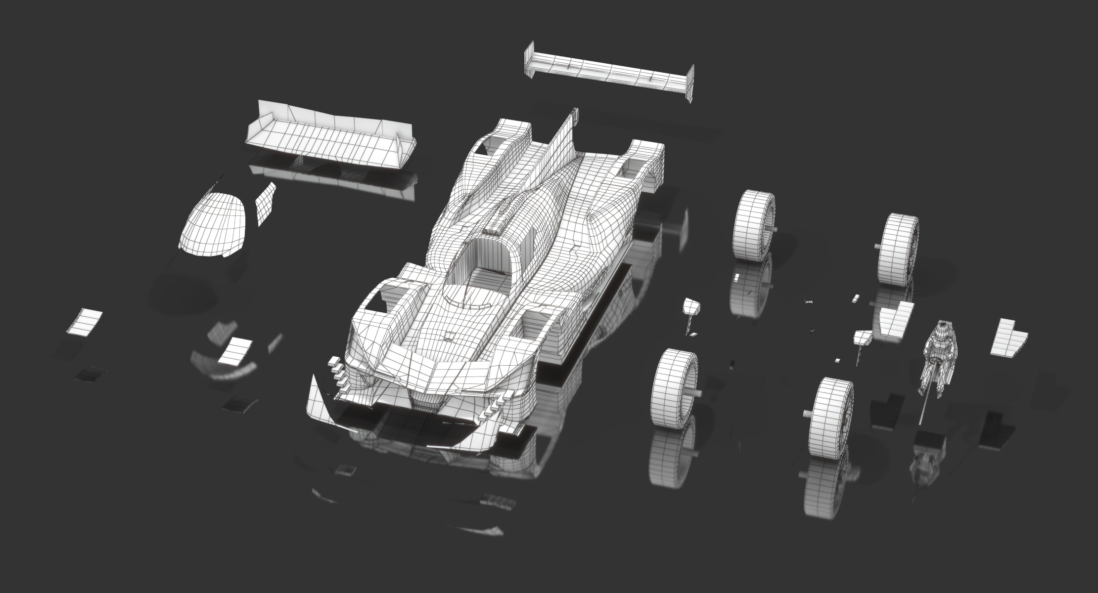 Acura dpi arx-05 imsa 3D model - TurboSquid 1409001