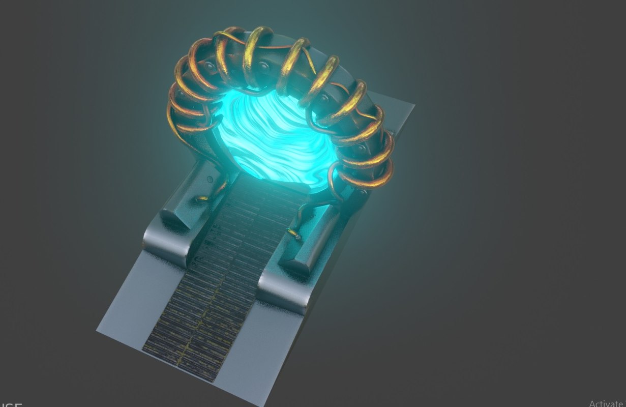 Sci-fi portal 3D model - TurboSquid 1409282