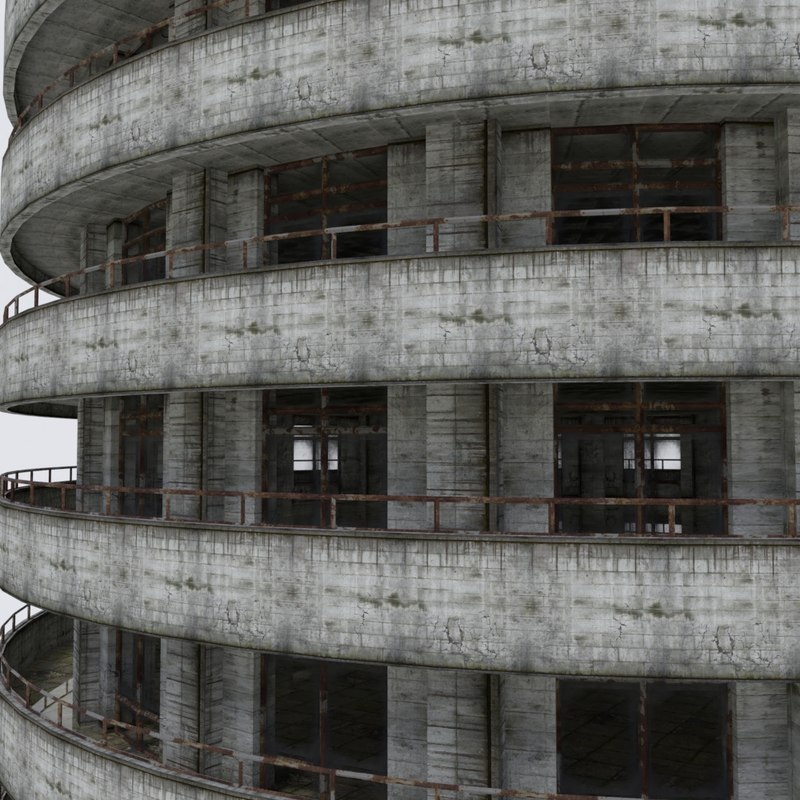 Post apocalypse building 3D model - TurboSquid 1409703