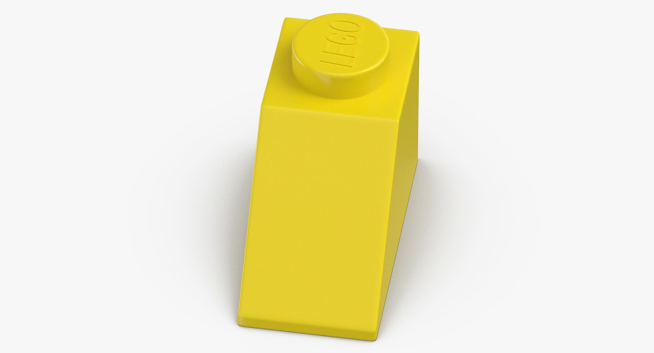 Lego brick 2x1 slope model - TurboSquid 1409403