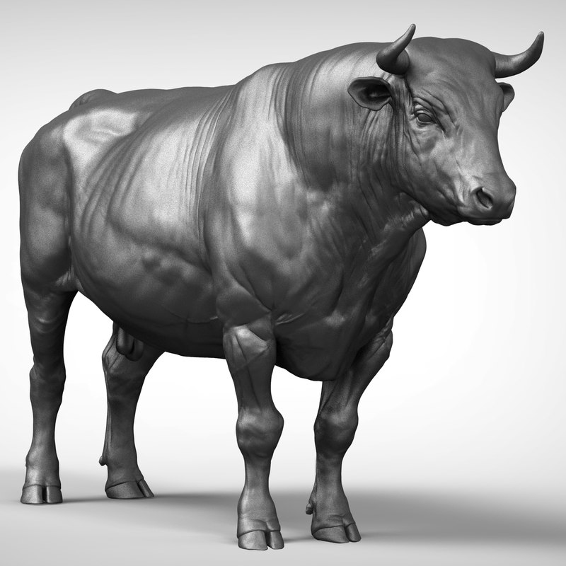 Bull v2 3D model - TurboSquid 1408523