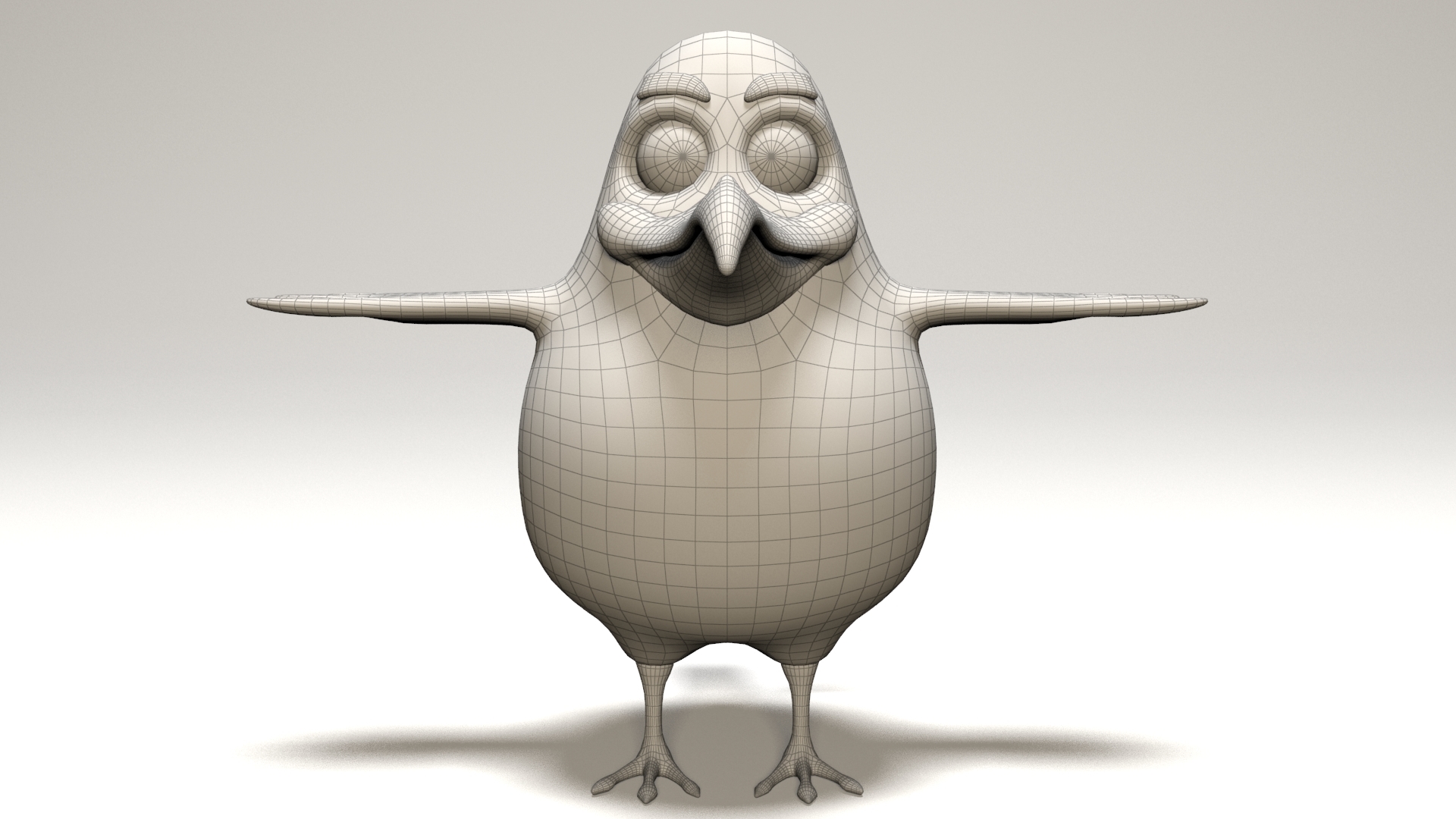 Bird art cartoon 3D model - TurboSquid 1409482