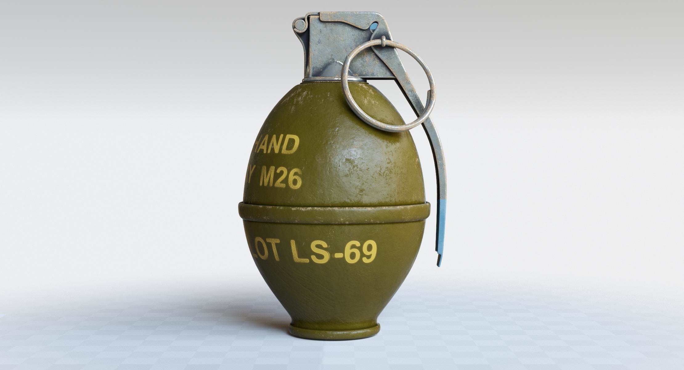 3D lemon grenade model - TurboSquid 1409511