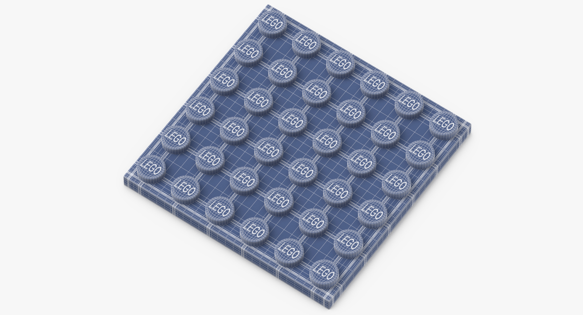 레고 플레이트 6x6 화이트 3D 모델 - TurboSquid 1409514