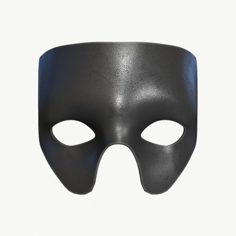 Stl black mask 3D model - TurboSquid 1409549