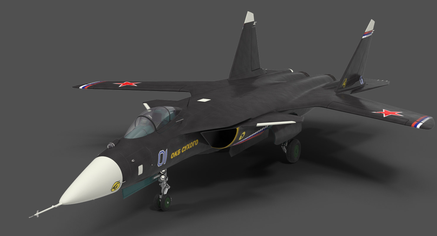 Su-47 berkut jet fighter 3D - TurboSquid 1409593
