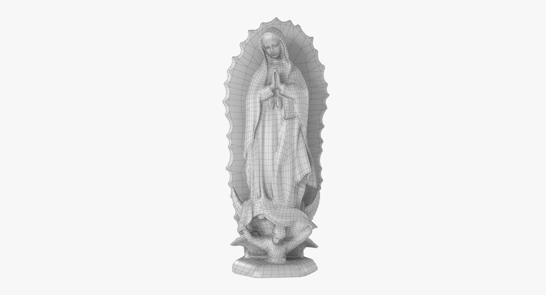 Lady guadalupe statue 3D - TurboSquid 1409684