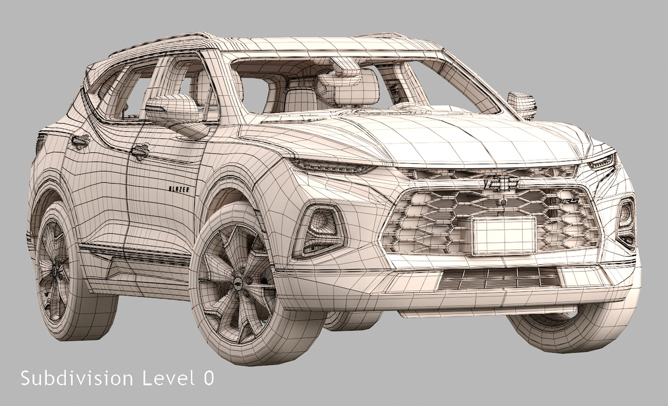 3D 2019 chevrolet blazer rs - TurboSquid 1409806