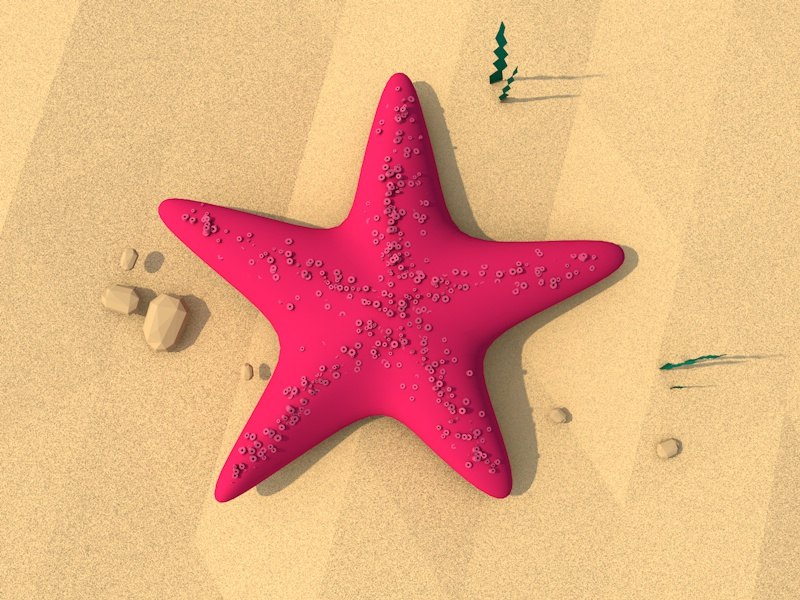 Free 3D model cartoon starfish illustration - TurboSquid 1409856
