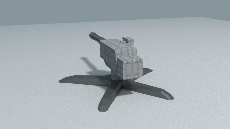 modelo 3d Torreta de armas - TurboSquid 1409876